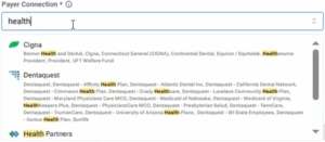 Enhanced Search for Payer Connections