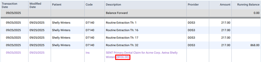 Posting Max Allowable Fees