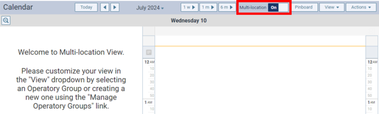 Multi-location Scheduling